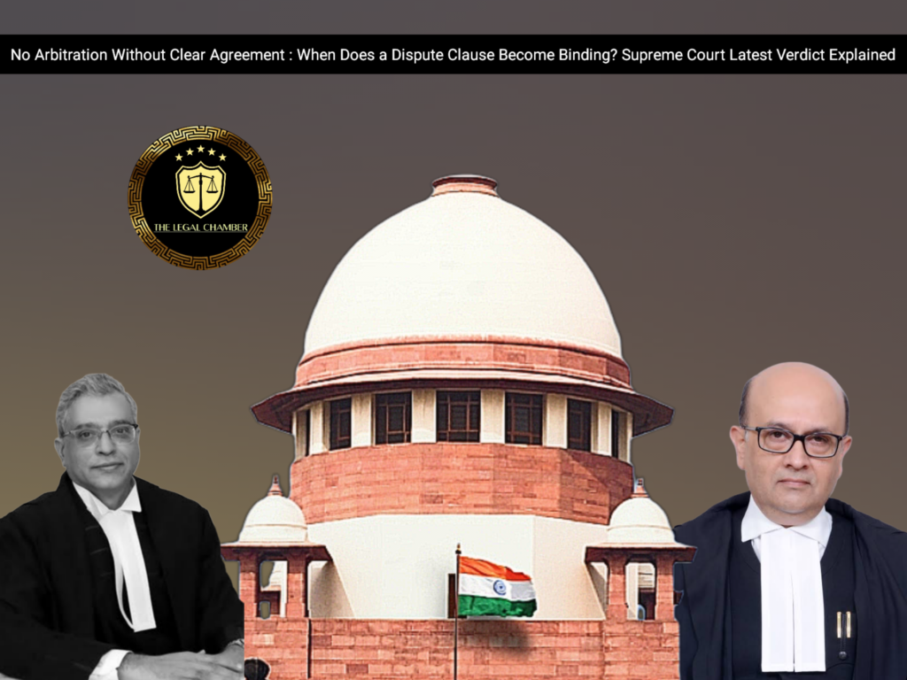 No Arbitration Without Clear Agreement: When Does a Dispute Clause ...